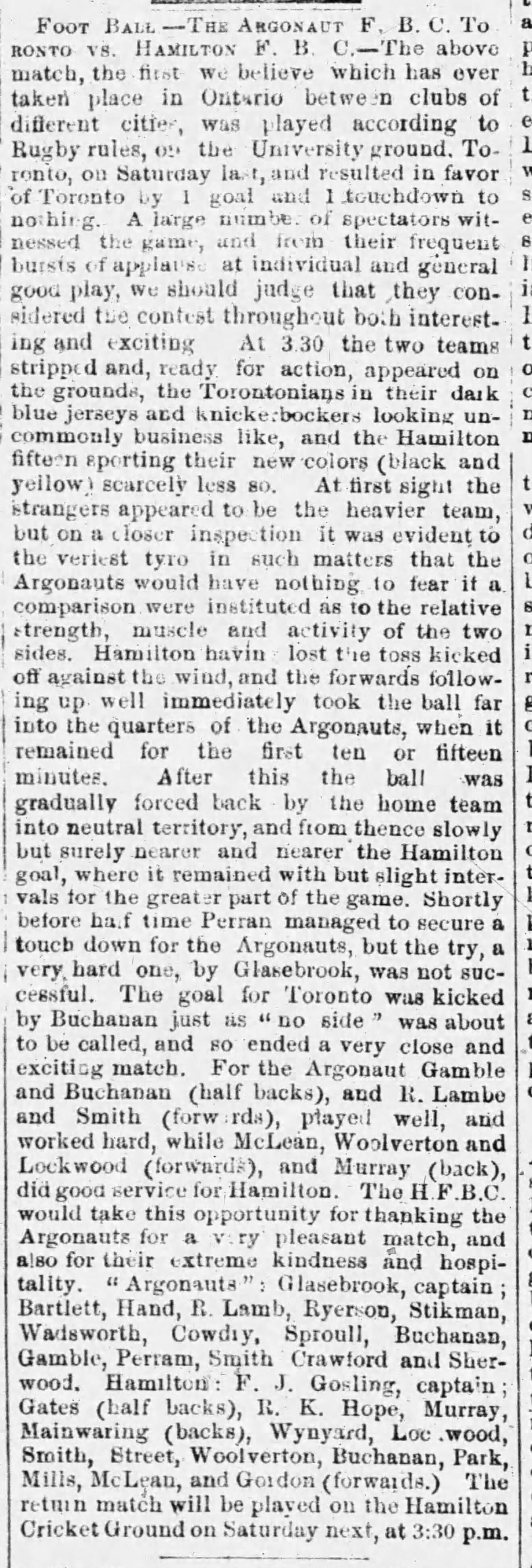 The Legendary Toronto Argonauts - Canadian Football History