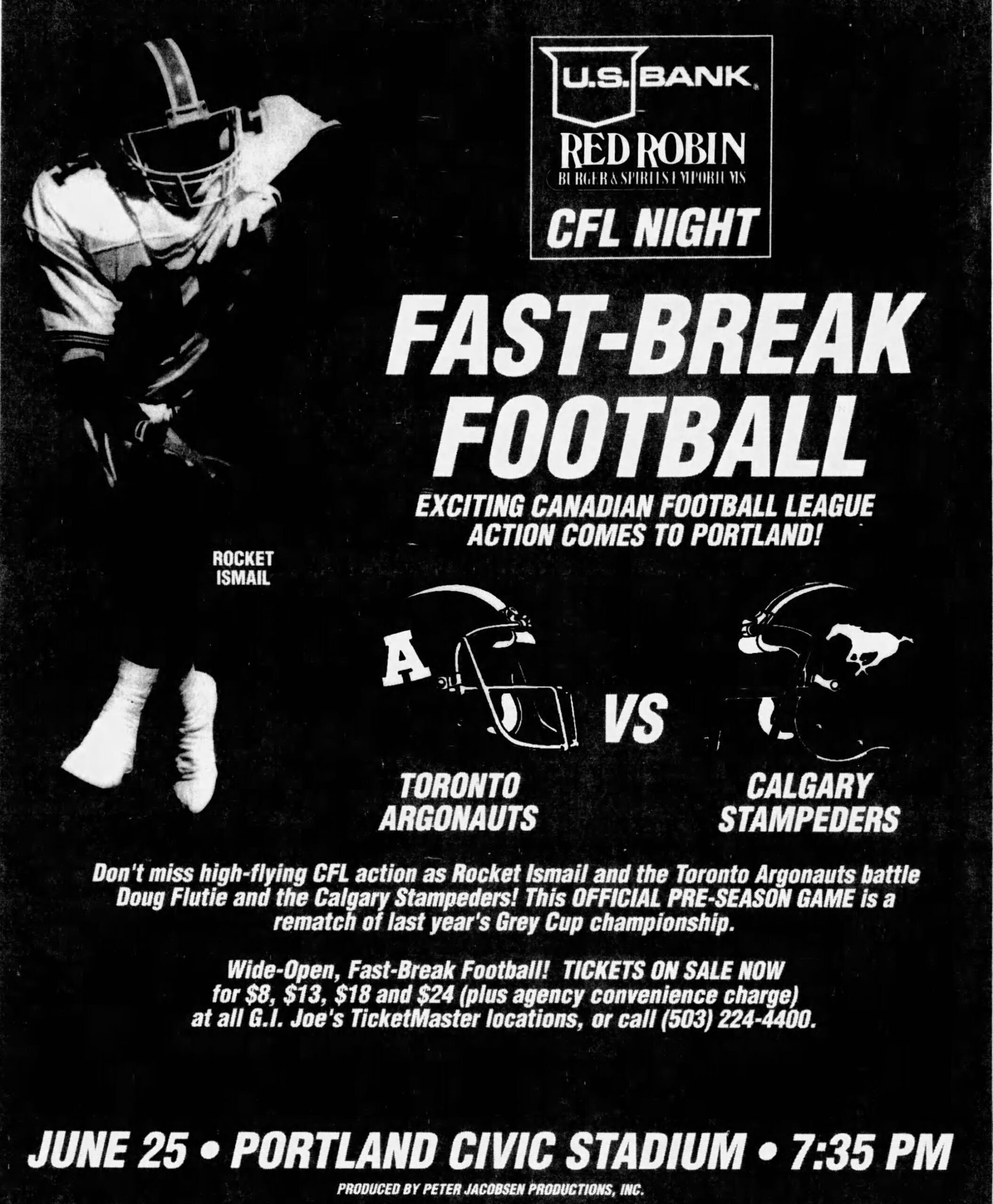 Portland Hosts Fast Break CFL Football, Precursor to CFL USA Expansion ...