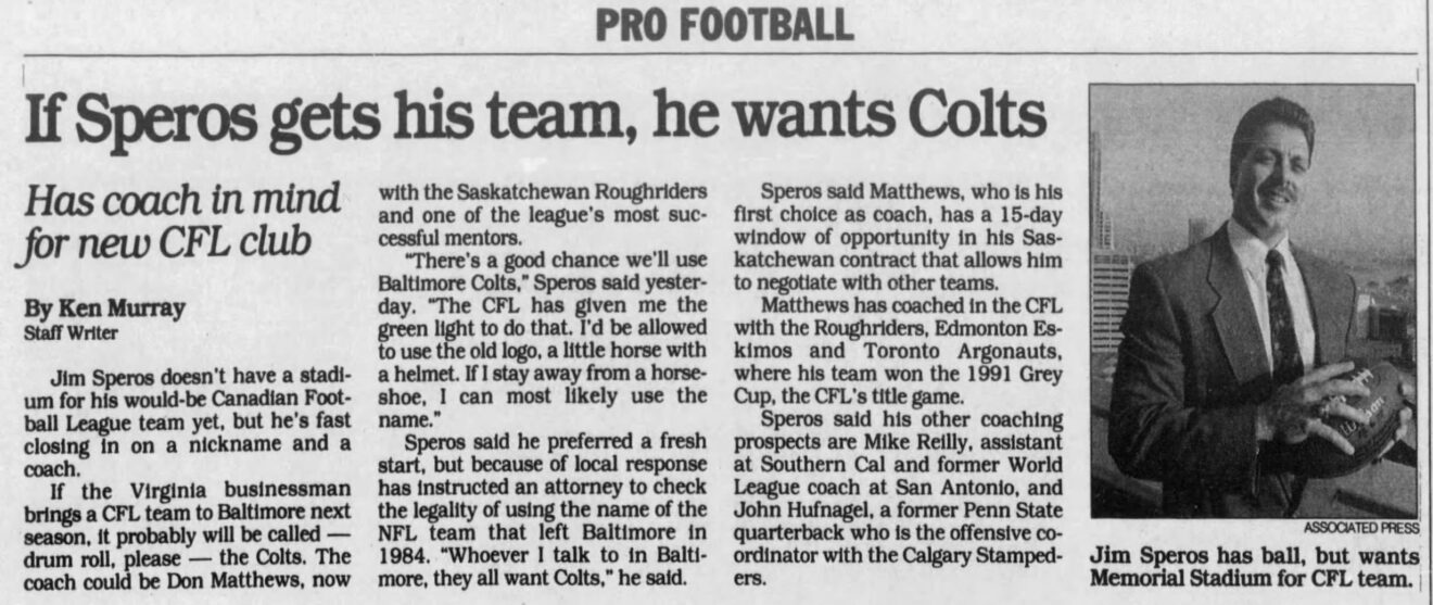 CFL Adds More American Teams - Canadian Football History